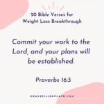 10 Bible Verses for Weight Loss Breakthrough - BE VICTORIOUS!