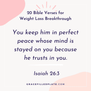 10 Bible Verses for Weight Loss Breakthrough - BE VICTORIOUS!